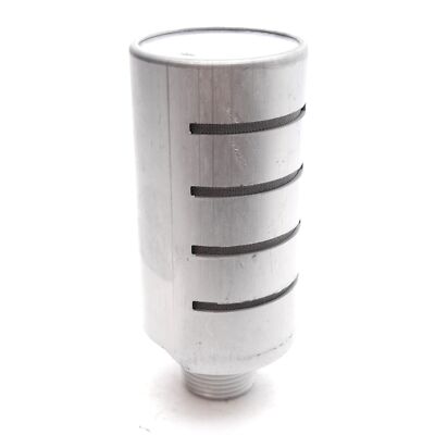 Adsens HFMA-68 High Flow Aluminum Muffler, 3/4in NPT, ø2in x 4-9/16in ...