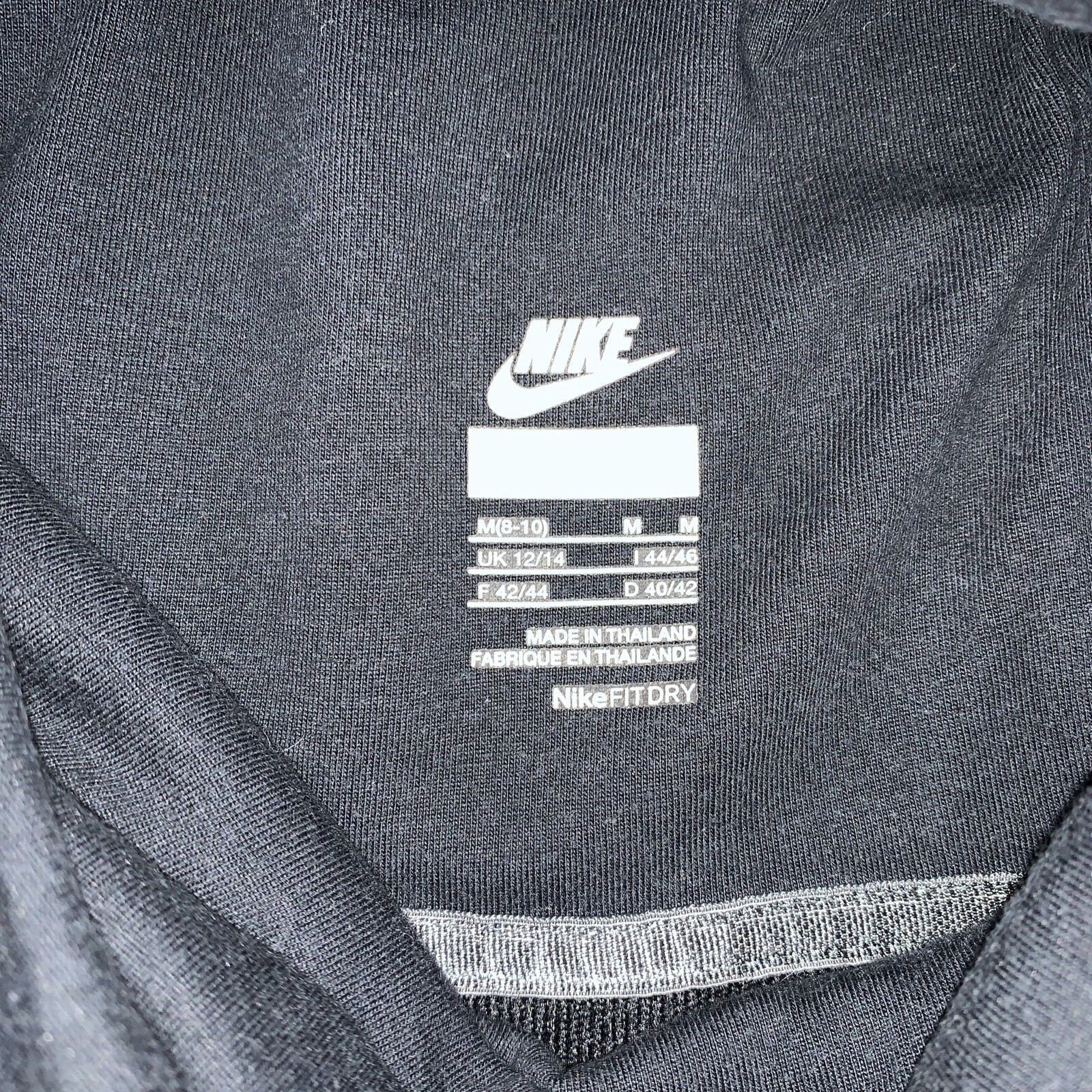 Women's Nike Sportswear Tech Dry Fit Black Sweatshirt… - Gem