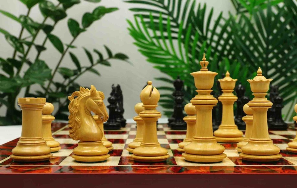 Danum Series 4.4" Premium Staunton Chess Set in Ebony and Boxwood | eBay