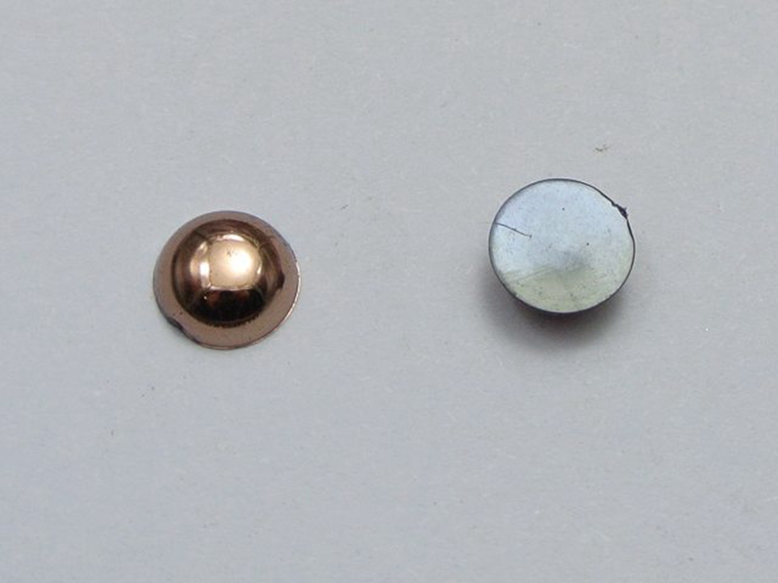 1000 Metallic Bronze Flatback Round Half Pearl 4mm Nail Art Craft | eBay