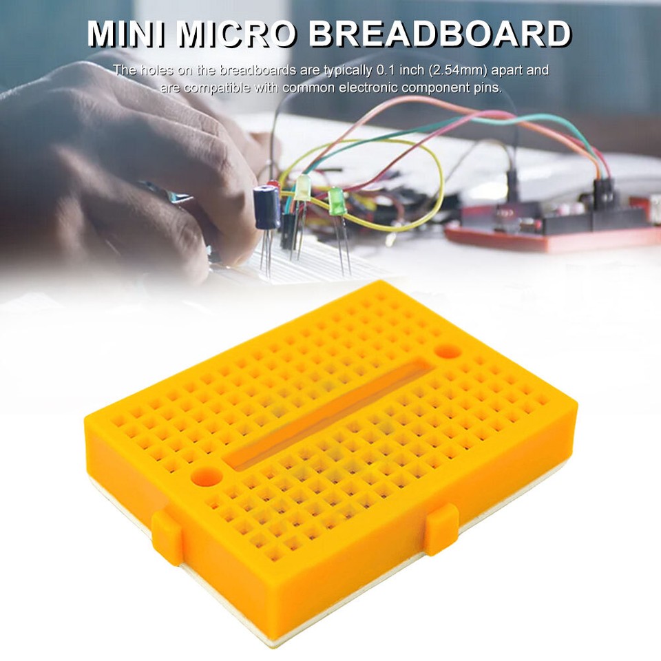 SYB-170 Mini Breadboard 35x47mm Solderless Breadboard for Diy Kit ...