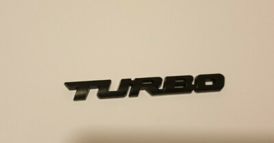 FORD Falcon TURBO EMBLEM Metal BADGE BLACK AU BA BF FG FGX FPV XR6 ...
