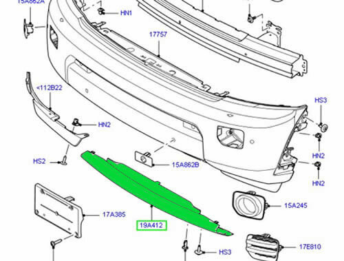 GENUINE LAND ROVER FRONT TOWING EYE COVER LR4 2010-2013 NEW LR014045 ...