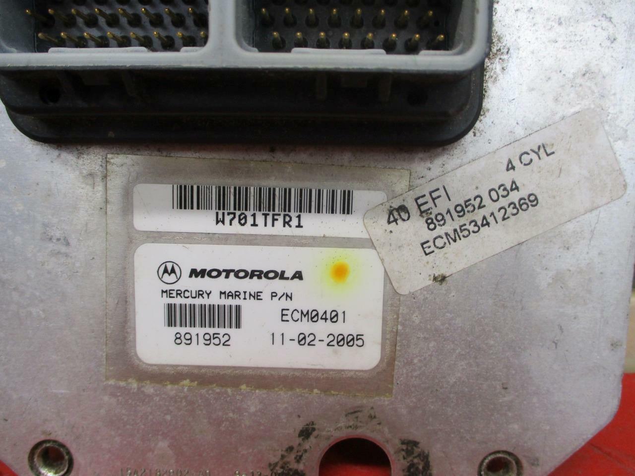 MerCruiser Marine 40HP 4 Cylinder ECU Engine Control Module P/ 891952 ...