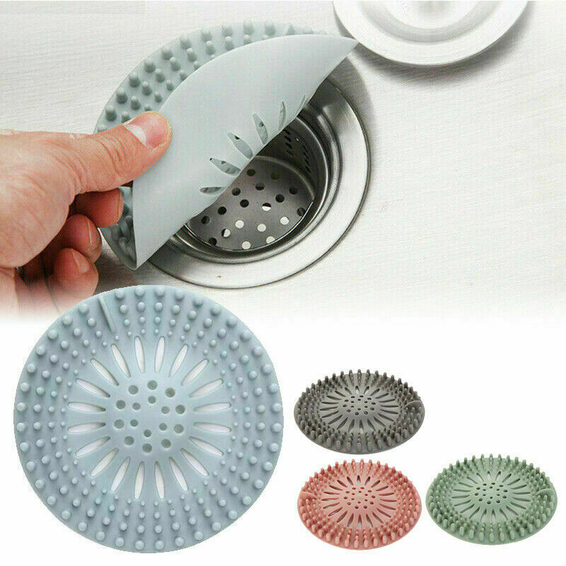 Bathroom Hair Catcher Shower Bath Plug Hole Waste Stopper Drain Sink ...