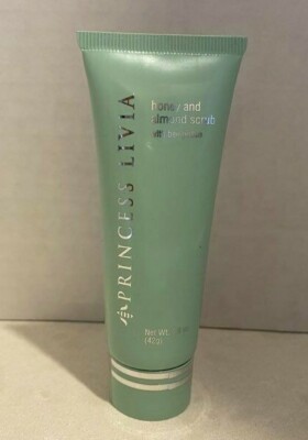 Princess Livia Honey & Almond Exfoliating Face Scrub with Bee Pollen ...