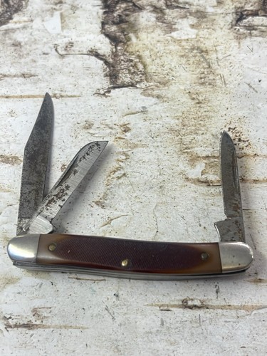 Schrade USA 108OT Old Timer Sawcut Delrin Jr Stockman Knife | eBay