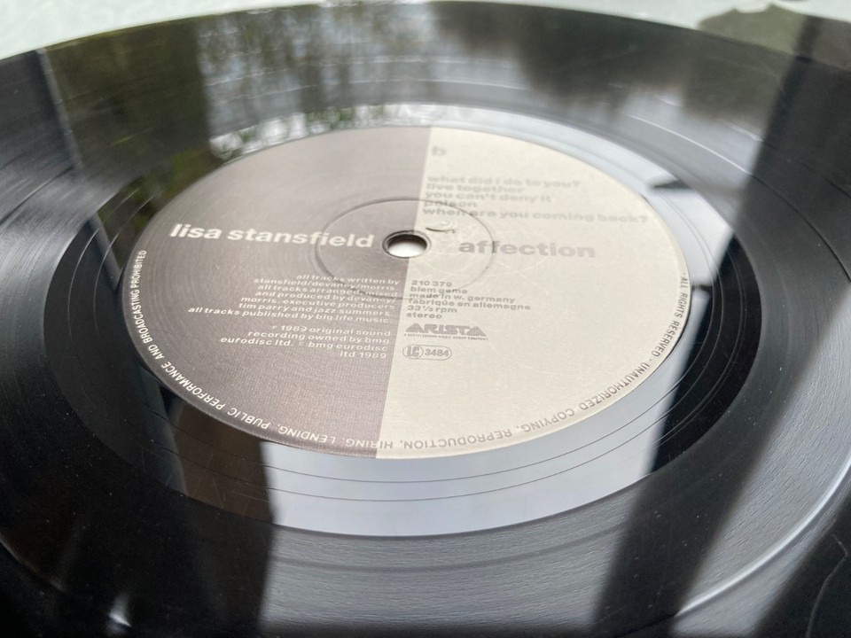 LISA STANSFIELD ORIG A1/B1 GERMAN PRESS 1985 ARISTA/BMG “ AFFECTION ...