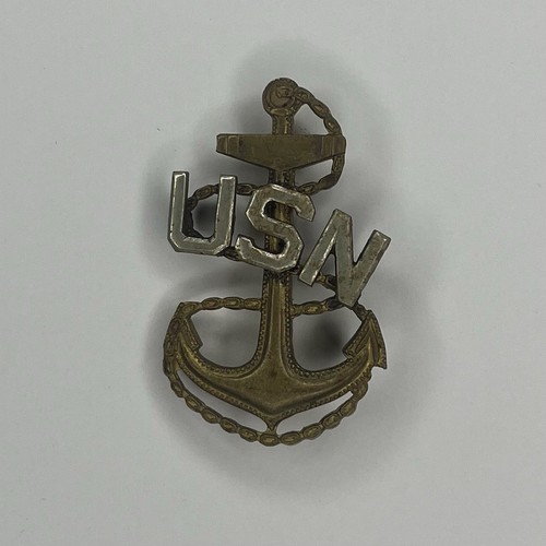 WWI US Navy CPO Hat Badge US Navy Chief Petty Officer WW1, Early WW2 ...