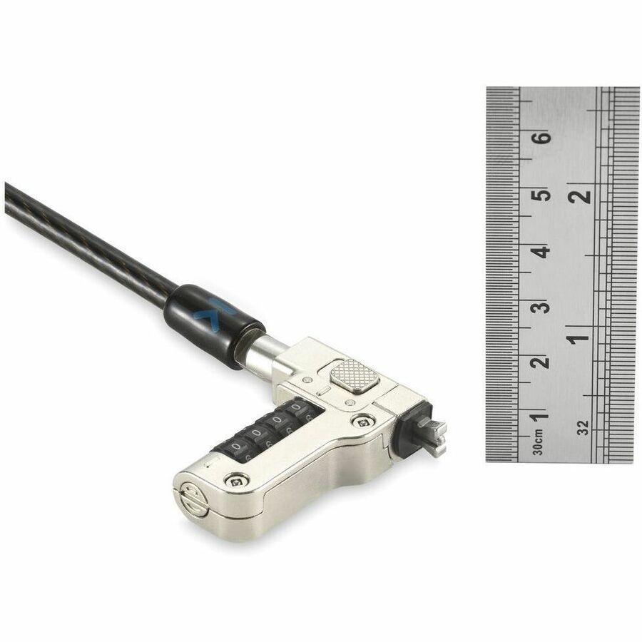 Kensington Slim N17 2.0 Combination Laptop Lock for Wedge-Shaped Slots ...
