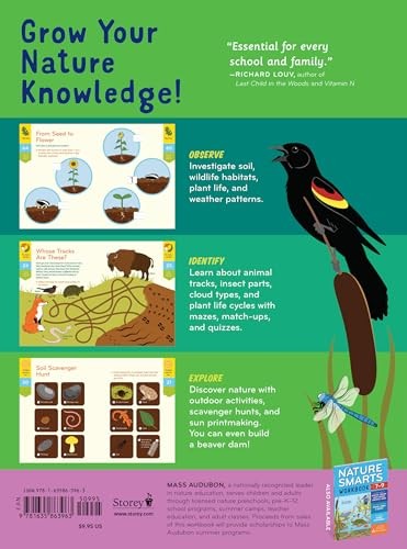 Nature Smarts Workbook, Ages 4–6: Learn about Animals, Soil, Insects ...