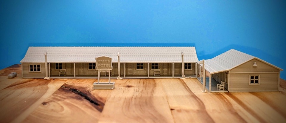 HO Scale - Bates Motel - 1:87 Scale Building | eBay