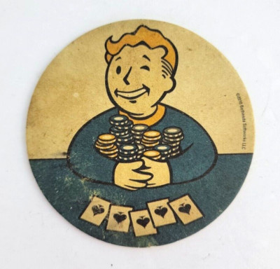 Fallout New Vegas Promo Coaster Rare Merch Merchandise Collectibles ...