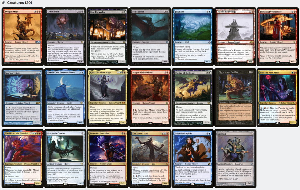 Nekusar, the Mindrazer FORCED CARD DRAW DAMAGE Magic MTG Custom ...