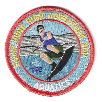BSA TRAPPER TRAILS COUNCIL CAMP HUNT 2011 AQUATICS POCKET PATCH | eBay