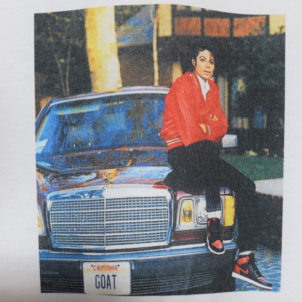 Michael Jackson GOAT Greatest of All Time White Tee T by Actual Fact ...