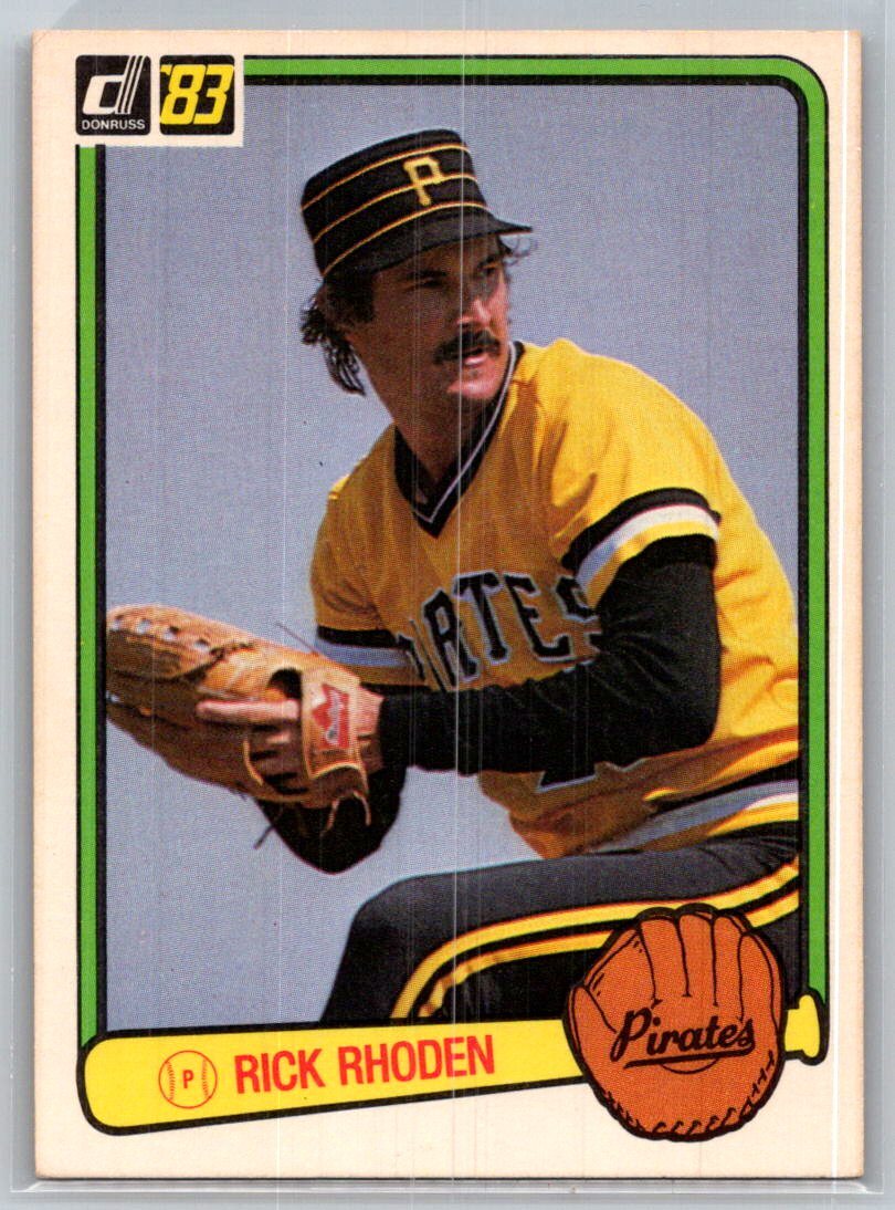 1983 Donruss Baseball #250 Rick Rhoden - VG - Pittsburgh Pirates | eBay