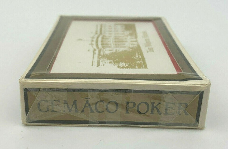Gemaco Playing Cards 'The White House' Plastic Coated Poker NOS ...