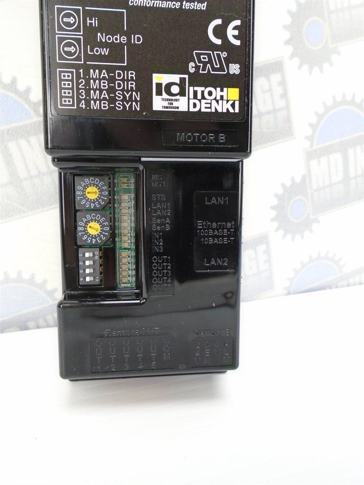 ITOH DENKI - IB-E03BP - id LinX 2-ZONE EtherNet IP MDR MOTOR CONTROLLER ...
