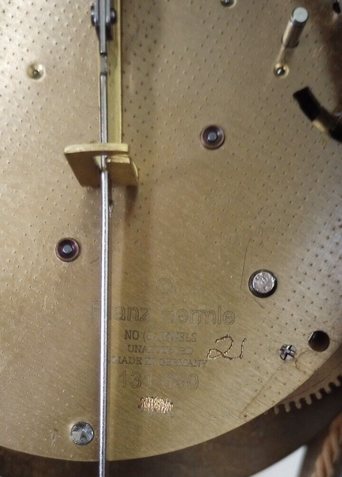 Franz Hermle 131-080 French Louis XV Style Mantle Clock with Cherub ...