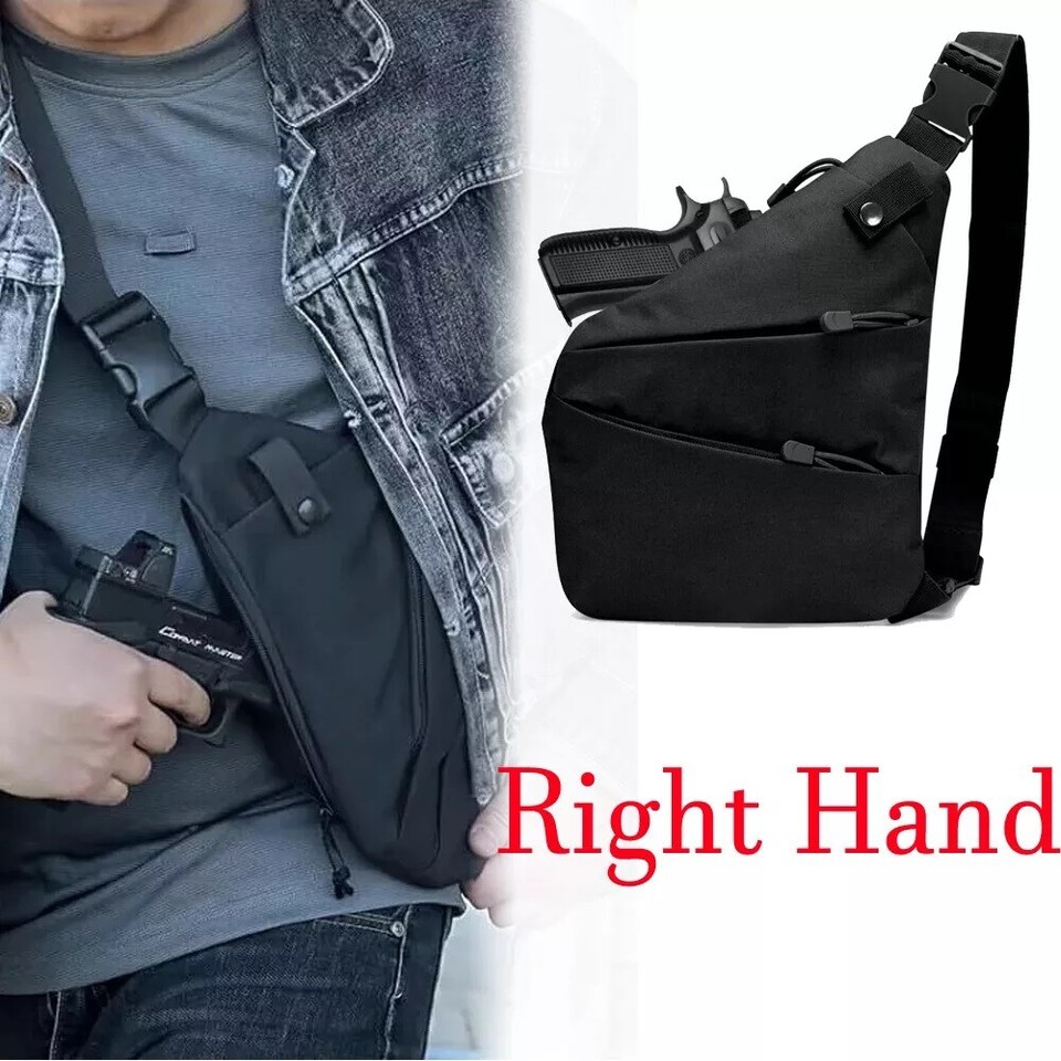Tactical Backpack Sling Bag Chest Shoulder Fanny Bag Concealed Carry ...