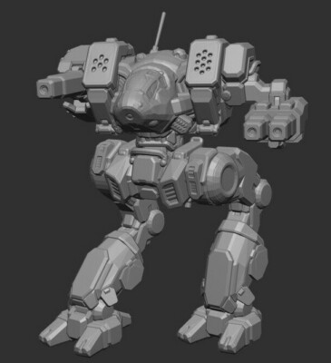 BKL-Prime "Black Lanner" - Alternate Battletech Mechwarrior Miniatures ...