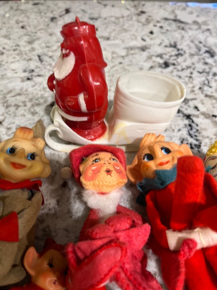 Vintage up Christmas Knee Huggers Elves/Pixies Plus Lot Of 25 ITEMS | eBay