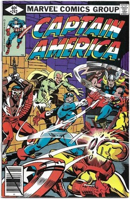 Captain America #242 & 243 MARVEL COMIC BOOK LOT Avengers Falcon Iron ...
