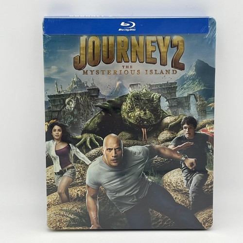 JOURNEY 2 The Mysterious Island (Blu-ray, 2012, Steelbook) Brand New ...