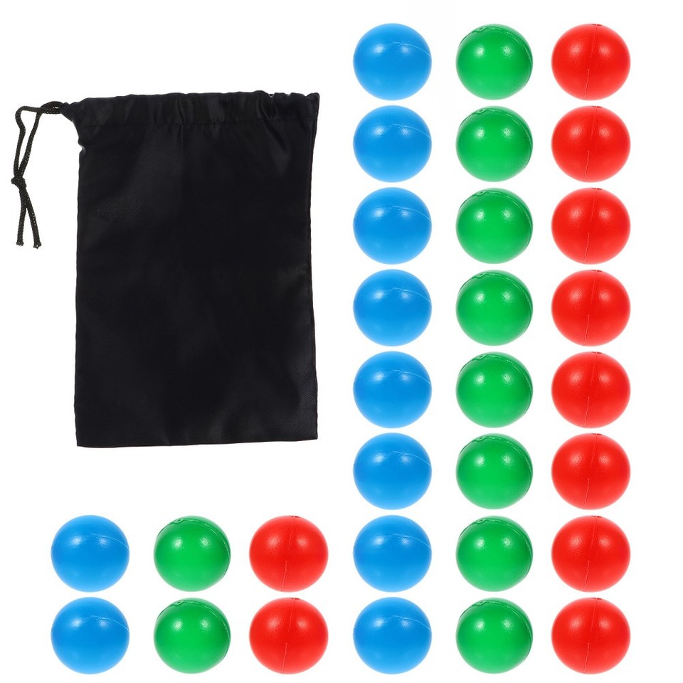30 Pcs Teaching Ball Toy Probability Learning Balls Color Matching Game ...