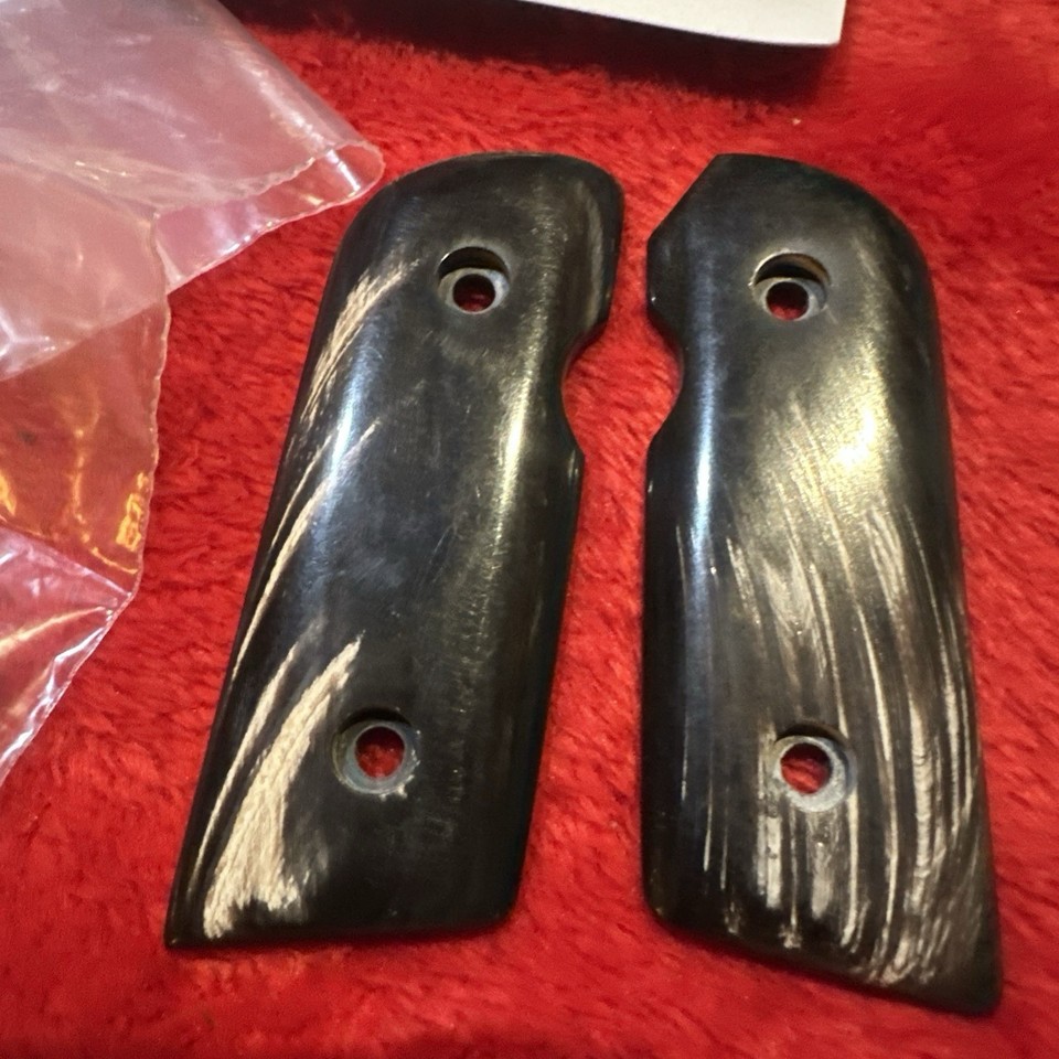 Buffalo Horn Grips Small Pistol Grips | eBay