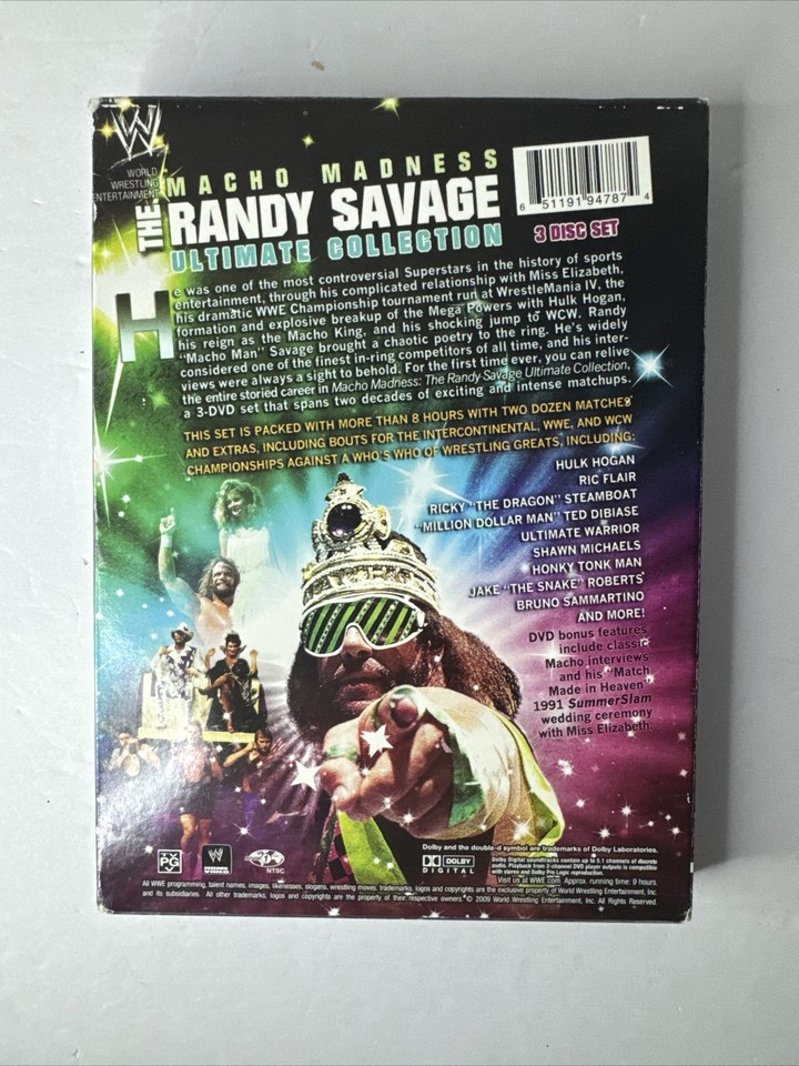Macho Madness - The Randy Savage Ultimate Collection (DVD, 2009 ...