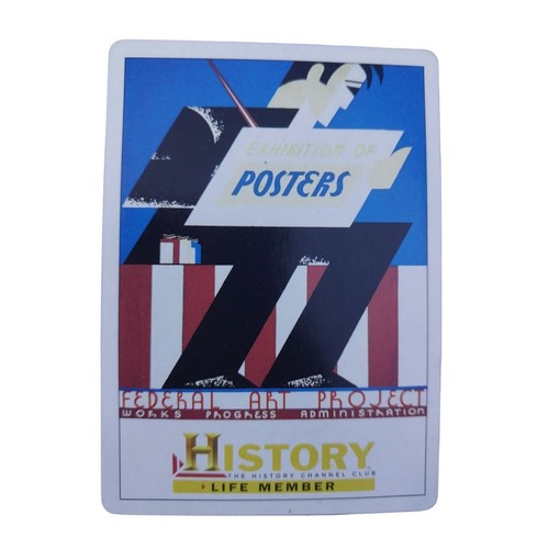 Federal Art Poster Playing Card Collage Scrapbook Junk Journal Classes ...