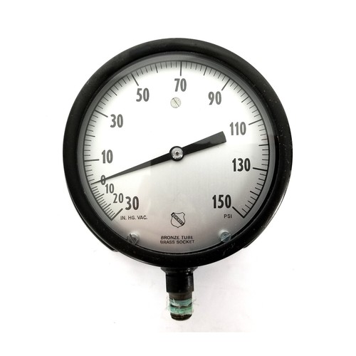 Ashcroft AMC 4296 Bronze Tube 0-150 PSIG General Purpose Pressure Gauge ...
