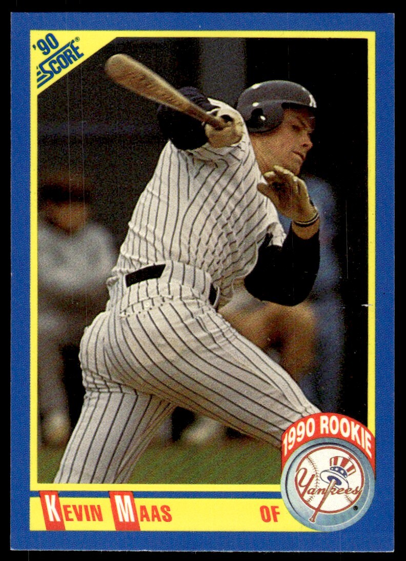 Kevin Maas #606 New York Yankees 1990 Score Baseball Card | eBay