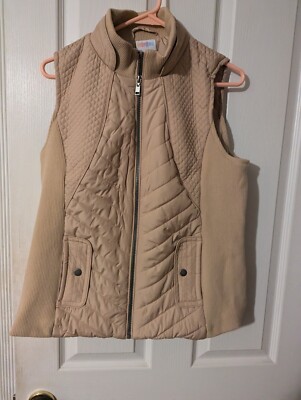 LuLaRoe Hunter Quilted Vest Beige, Cream Size Medium -NWT | eBay