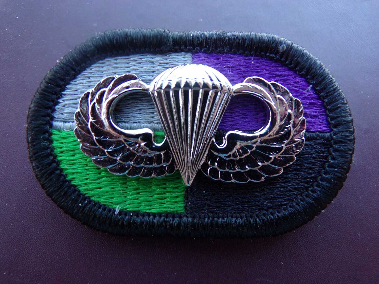 91st Civil Affairs Airborne Jump Wing Oval Patch Badge Pin Military ...