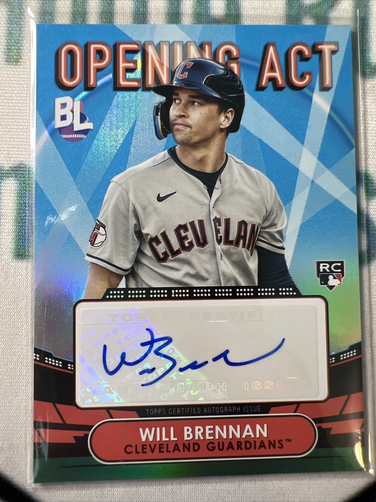 2023 Topps Big League Will Brennan Opening Act Rookie Auto RC #OOA-BRE ...
