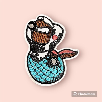 Roller skate accessories bearded tatted sailor merman summer beach ...