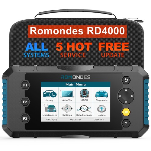 Car OBD2 Scanner Code Reader Full System Diagnostic Scan Tool ABS SRS ...