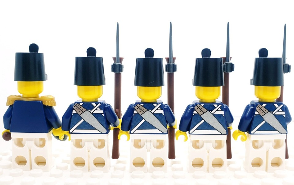 Prussian Line Infantry Soldiers Napoleonic Wars made with real LEGO ...