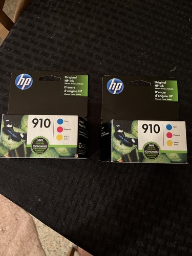 NIB Genuine Original HP 910 Color Ink Cartridges New | eBay