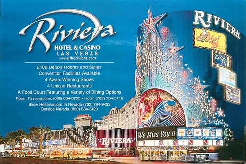 Postcard Riviera Hotel & Casino, Las Vegas, Nevada | eBay