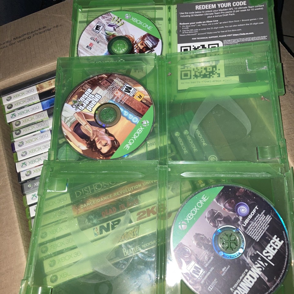 Lot Of 24 Video Games XBOX 360 XBOX ONE Read | eBay