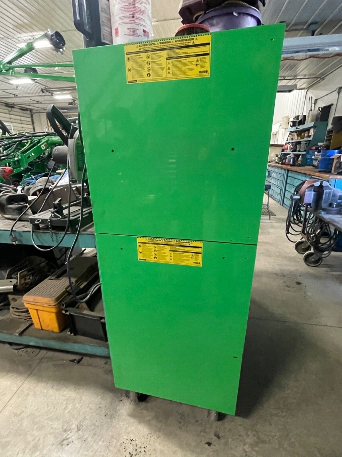 Matco Toolbox, 2 bay, tool box,Used,Green, hutch - 2ft x 57in. Box ...