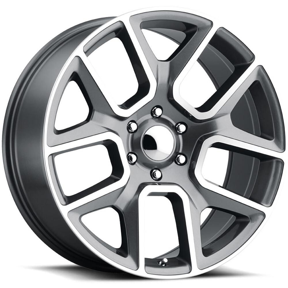 1 Wheel 22" Replica Ram 1500 22x9 5x139.7 Gunmetal 18ET (DRM 229-5139 ...