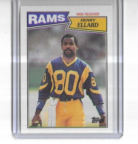 1987 Topps Football #150 Henry Ellard Los Angeles Rams | eBay