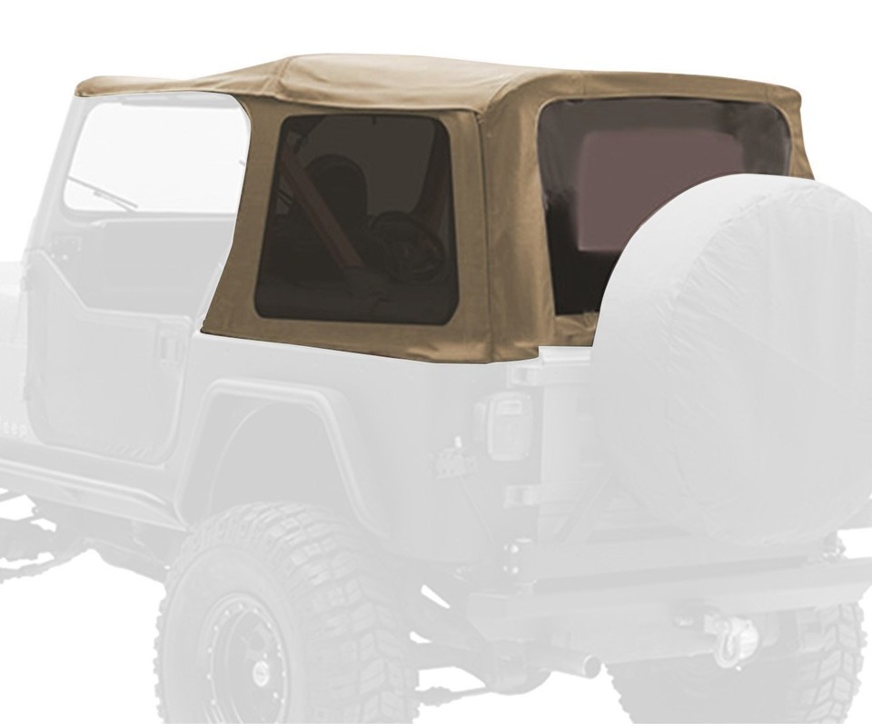Smittybilt Spice Soft Top Half Door Skins W/ Tinted Windows for Jeep ...