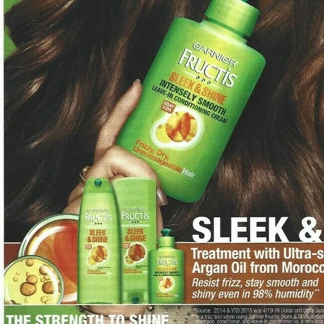 Garnier Fructis Sleek And Shine Ad