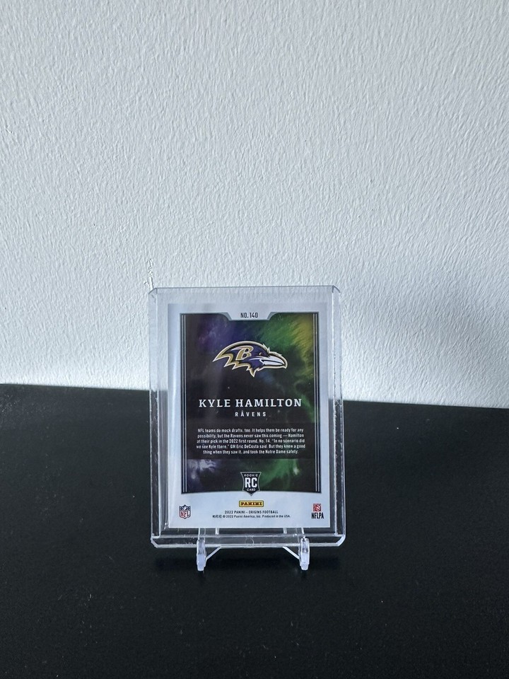 2022 Panini Origins Football Kyle Hamilton Rookie RC BALTIMORE RAVENS ...
